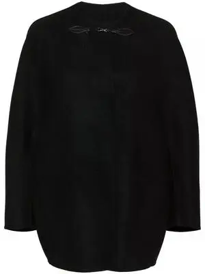 Ermanno Scervino Press-stud Virgin Wool Cape