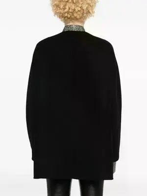 Ermanno Scervino Press-stud Virgin Wool Cape