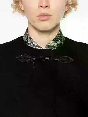 Ermanno Scervino Press-stud Virgin Wool Cape
