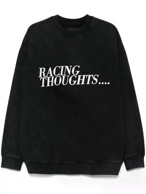 OVER OVER Racing Thoughts Print Sweatshirt