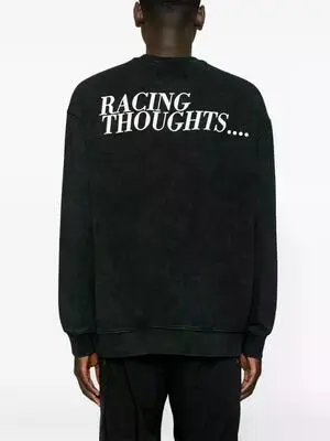 OVER OVER Racing Thoughts Print Sweatshirt