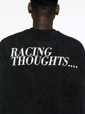 OVER OVER Racing Thoughts Print Sweatshirt
