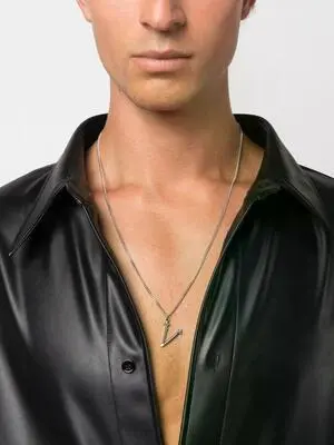 Emanuele Bicocchi Alphabet Pendant Necklace