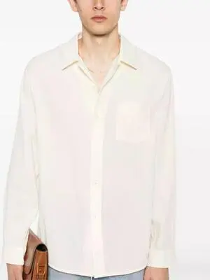 Séfr Leo Cotton Shirt - Neutrals