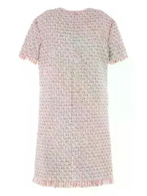 Valentino Garavani Embellished-button Tweed Mini Dress