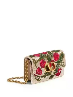 Valentino Garavani Embellished Shoulder Clutch