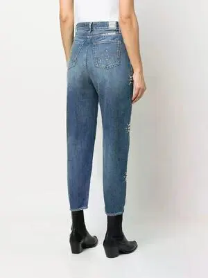 WASHINGTON DEE-CEE High-waisted Cropped Jeans
