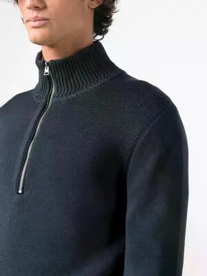 TOM FORD Half-zip Wool-silk Jumper