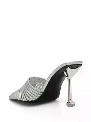 NAKED WOLFE Chromed Pumps