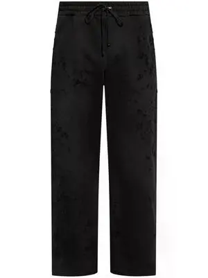 Amiri Distressed-finish Track Pants - Black