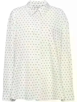 Pushbutton Collared Shirts For Women