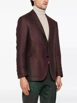 Corneliani Single-breasted Blazer - Red