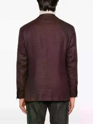 Corneliani Single-breasted Blazer - Red