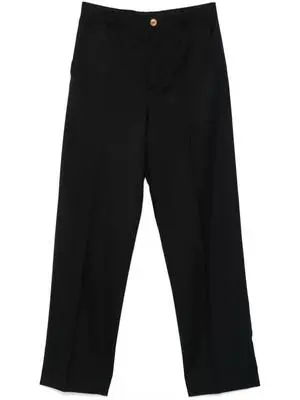 Moschino High-waist Tailored Trousers - Black