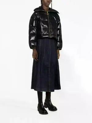 PATOU Cropped Puffer Jacket - Black