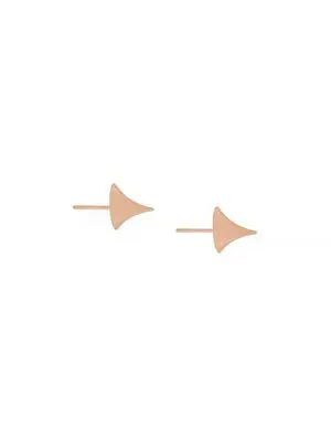 SHAUN LEANE Rose Thorn Large Stud Earrings - Metallic