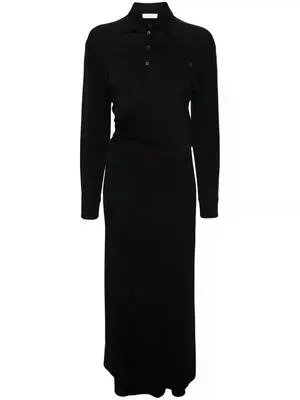 Rabanne Ruched Midi Wrap Dress