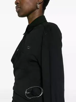 Rabanne Ruched Midi Wrap Dress