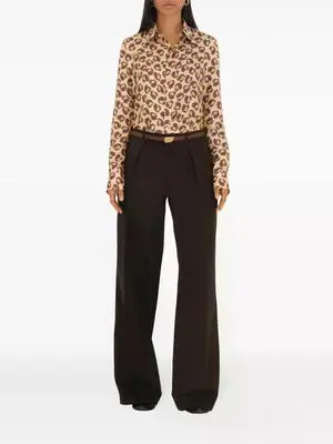 Burberry Paisley-print Silk Shirt