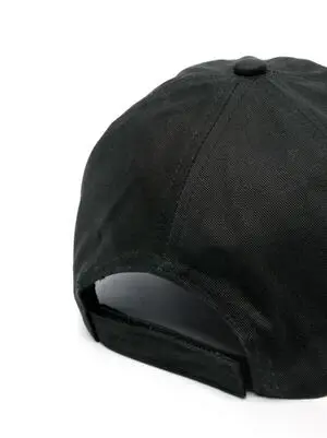 GANNI Logo-embroidered Cotton Baseball Cap