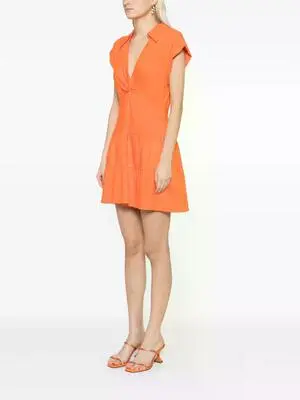 Alice + Olivia Mila Linen-blend Dress