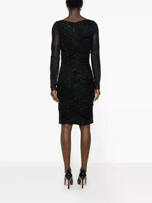 Talbot Runhof Glitter-detailed Mini Dress
