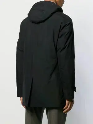 Herno Detachable Hooded Coat - Black