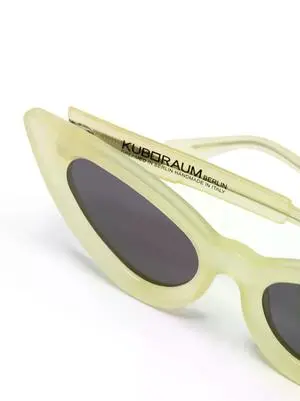 KUBORAUM Cat-eye Acetate Sunglasses - Yellow