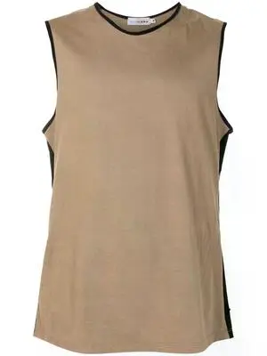 AMIR SLAMA Panelled Cotton Tank Top