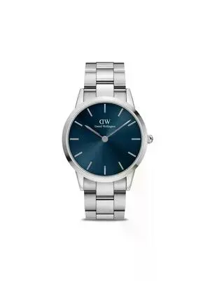 DANIEL WELLINGTON Iconic Link 40mm Bracelet Watch - Blue