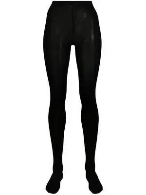 Wolford Cashmere High-rise Tights - Black