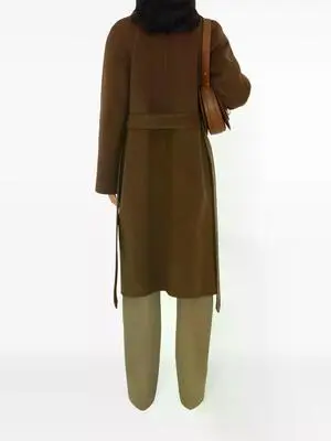 Burberry Cashmere Felted Belted Coat