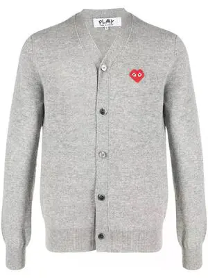 Play Comme Des Garcon Fine Knit Cardigans For Men