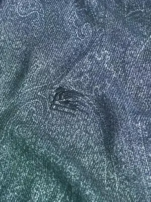 Etro Paisley-print Polo Shirt - Blue