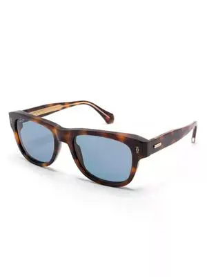 Cartier Tortoiseshell-effect Square-frame Sunglasses
