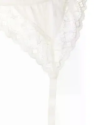 FLEUR DU MAL Gardenia Lace Garter Belt
