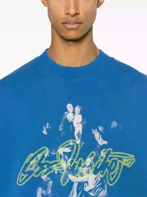 Off-White Script Mary Sweatshirt - Blue