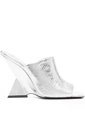 Attico Metallic Mules Clogs For Women