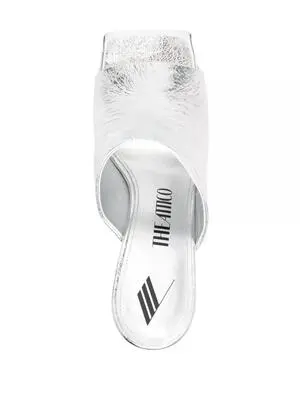 Attico Cheope Wedge Sandals - Silver