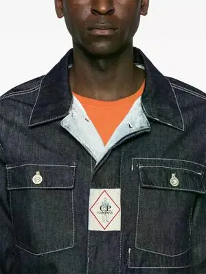 C.P. COMPANY Logo-patch Denim Jacket