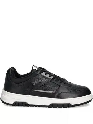 MSGM Panelled Leather Sneakers