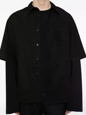 We11Done Layered Cotton Shirt
