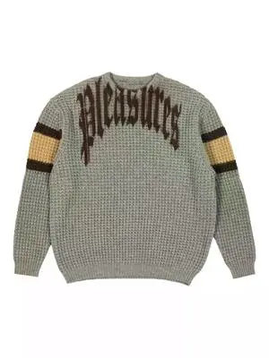 PLEASURES Heather Striped Knit Sweater