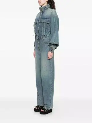 Zimmermann Neptune Cotton Denim Jumpsuit