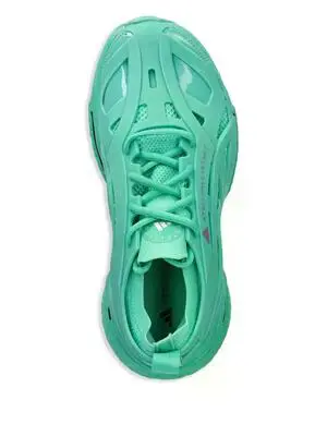 Adidas By Stella McCartney Solarglide Mesh-paneled Sneakers - Green