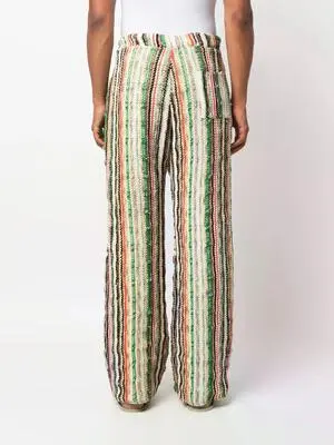 VITELLI Stripe-print Trousers