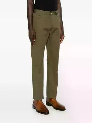 Saint Laurent Slim-cut Trousers - Green