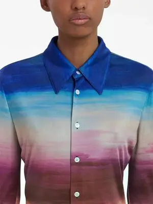 Marni Gradient Effect Long Sleeve Shirt