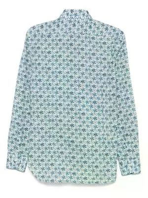 BARBA NAPOLI Floral-print Shirt
