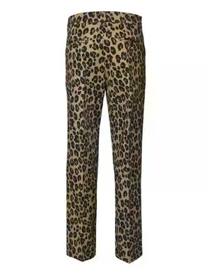 Aspesi Leopard-print Trousers